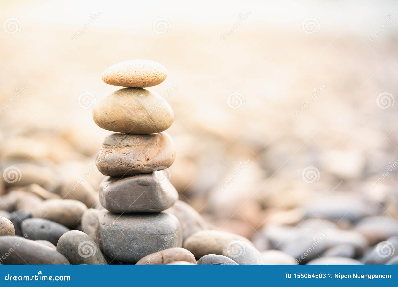 Stack of Stones for Harmony and Peace Concept Stock Image - Image of ...