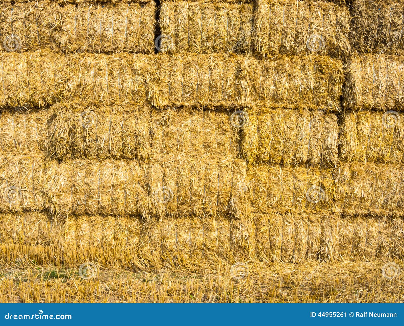 Stack of straw bales stock image. Image of bales, stack - 44955261