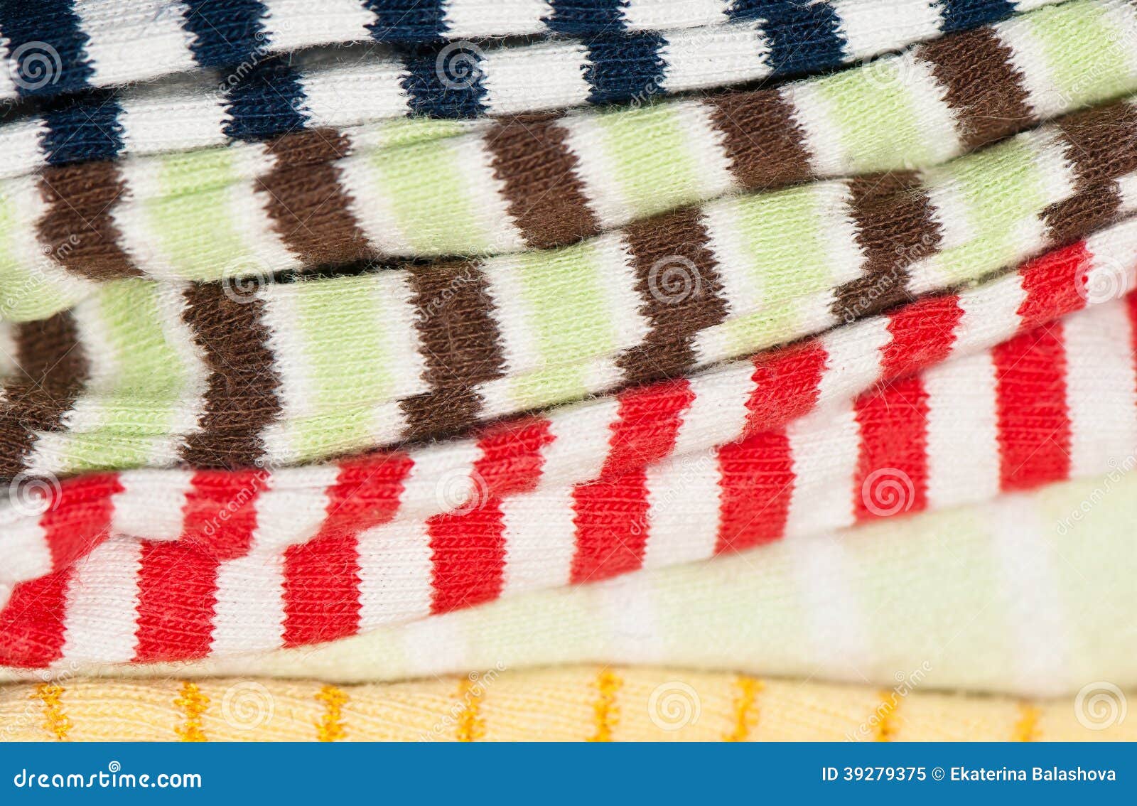 Stack striped fabric stock image. Image of green, market - 39279375