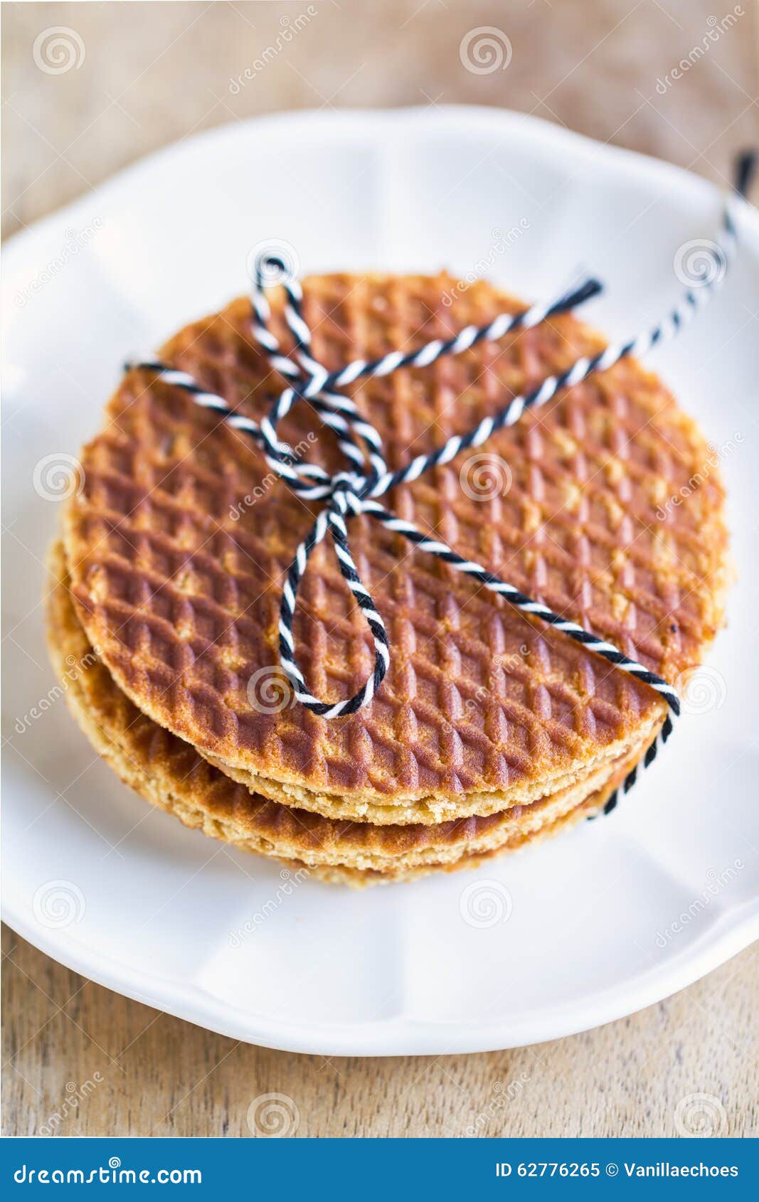 Stack of Stroopwafels stock image. Image of gooey, sweet - 62776265
