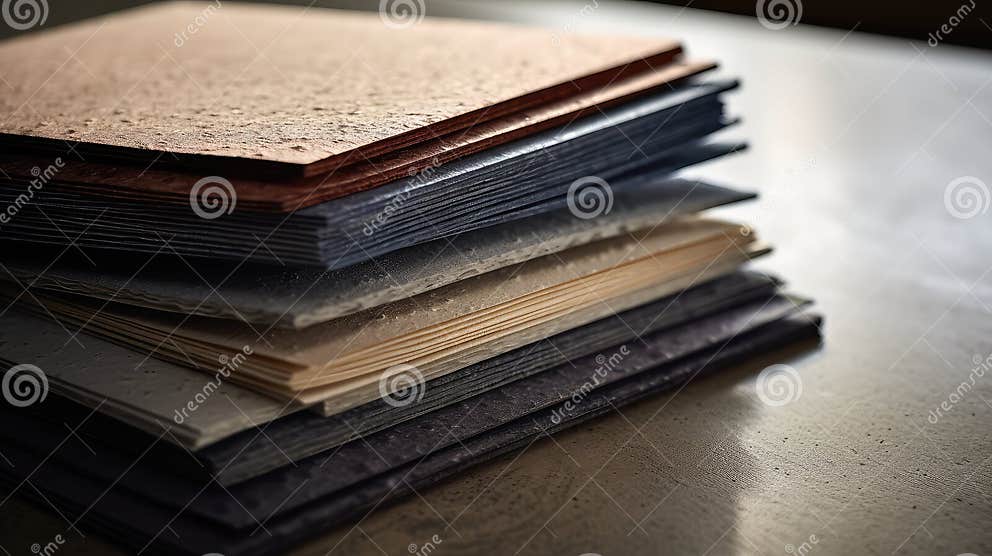 Stack Subtle Paper Textures Stock Illustration - Illustration of ...
