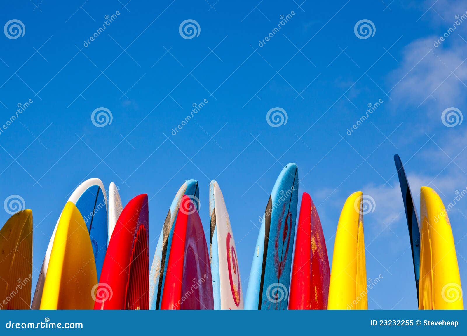 Stack of Surfboards by Seaside Stock Image - Image of float, point ...