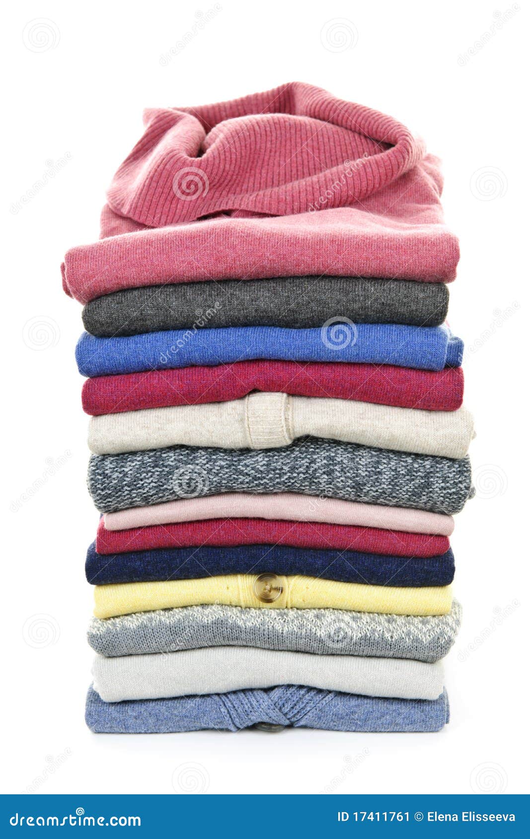 Stack of sweaters stock image. Image of apparel, garments - 17411761