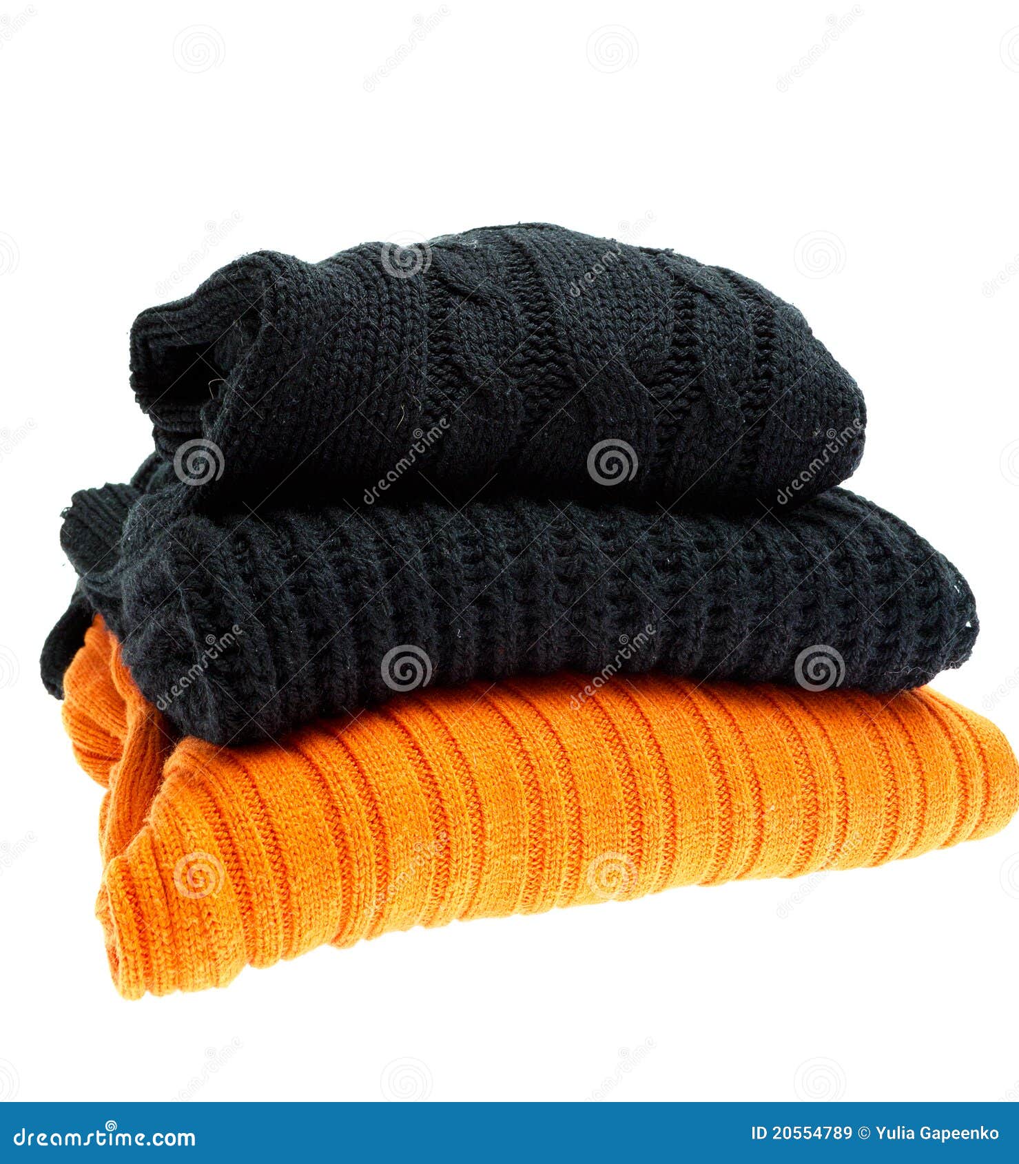 Stack of sweaters stock image. Image of garment, laundry - 20554789