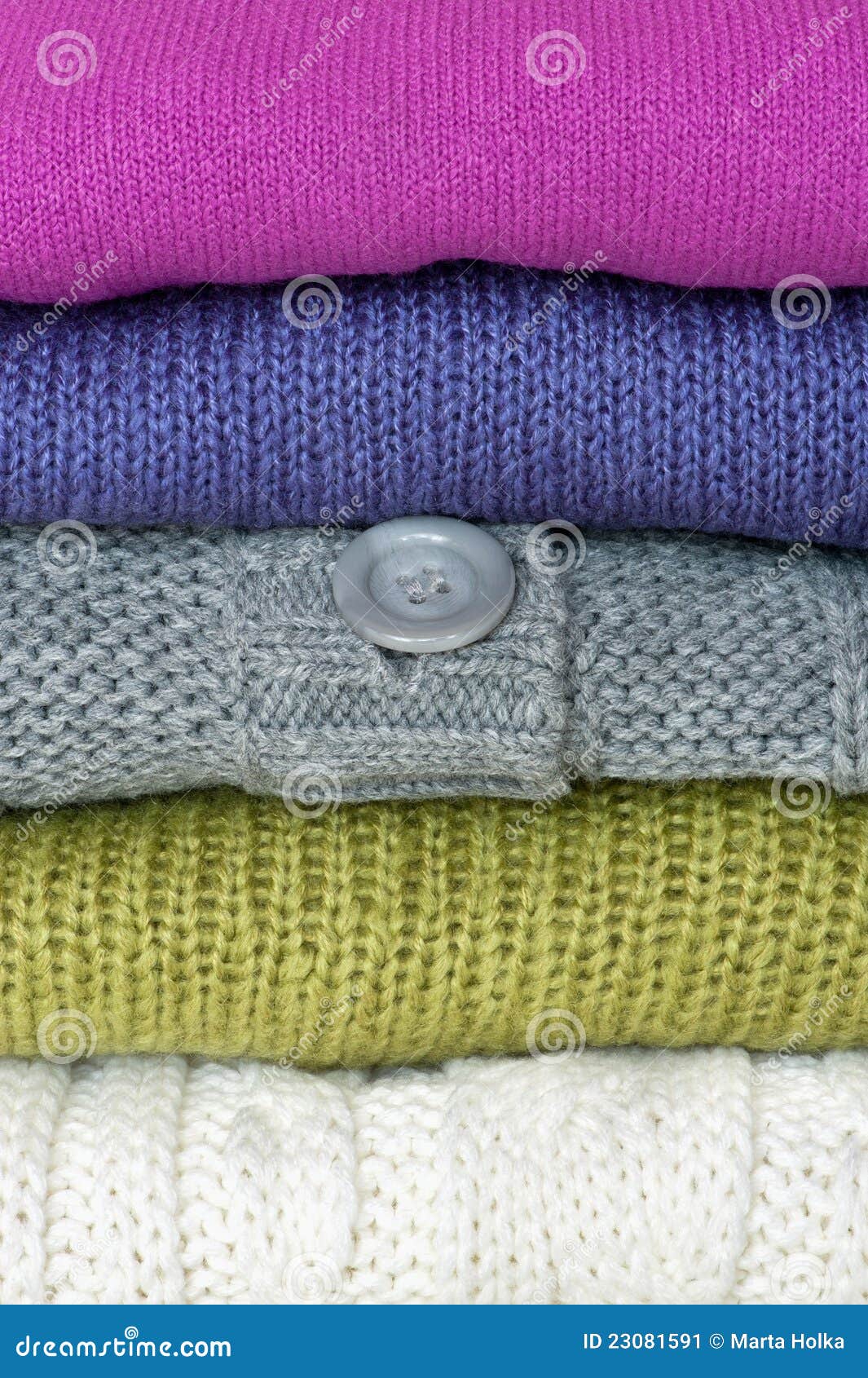 Stack of sweaters stock image. Image of lambwool, fiber - 23081591