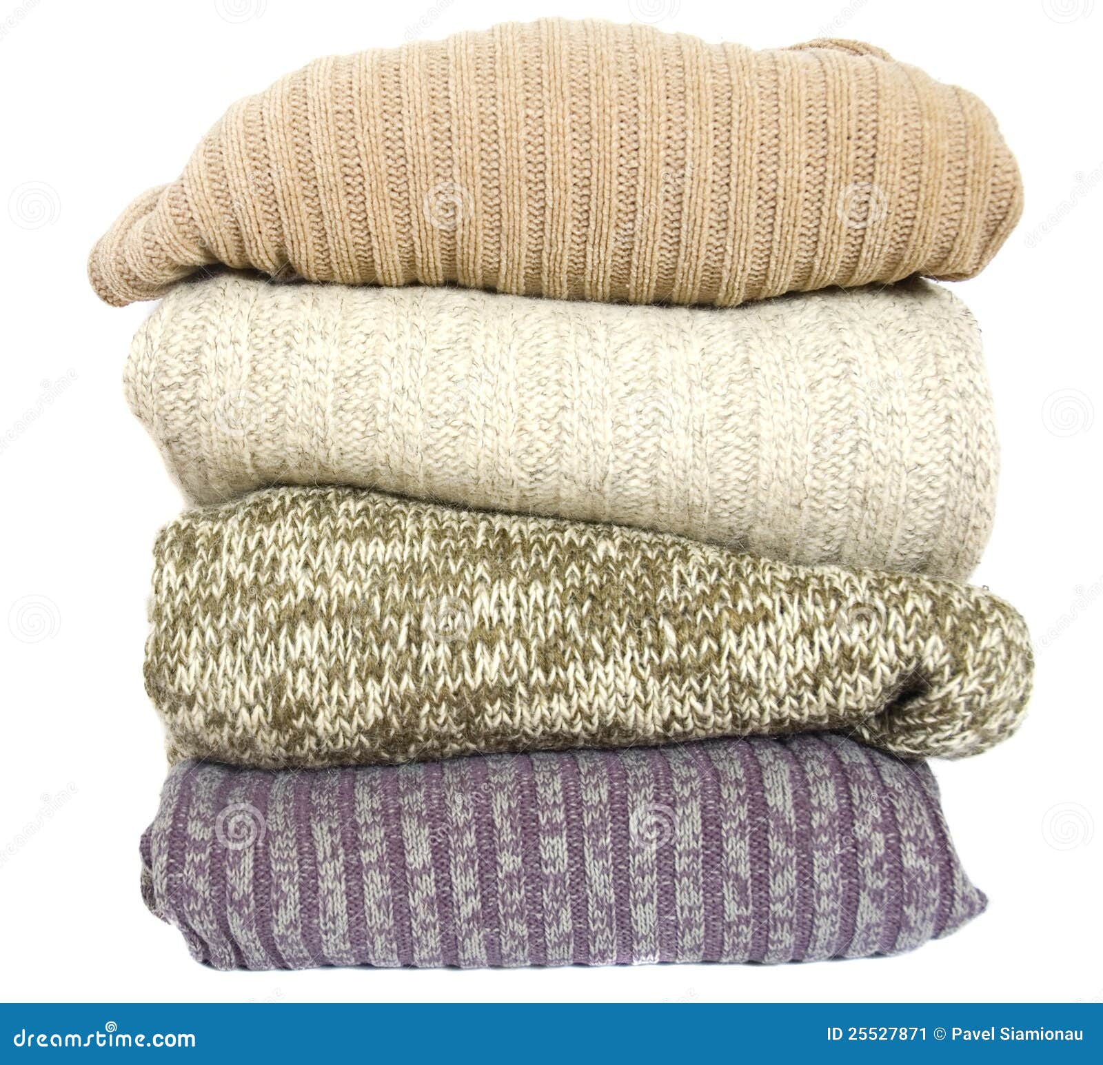 Stack of sweaters stock image. Image of retail, cold - 25527871