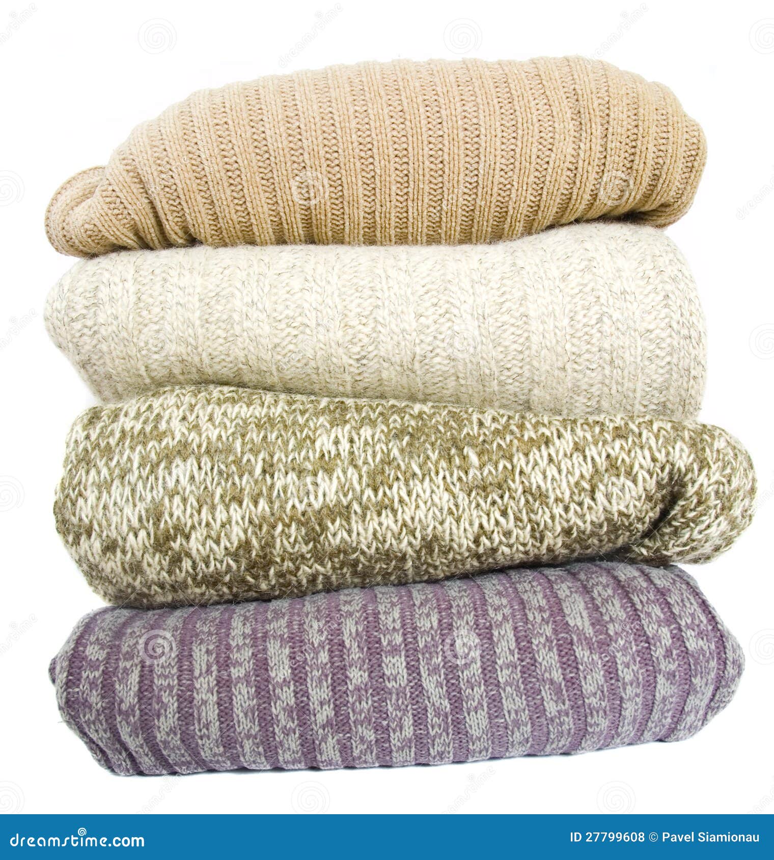 Stack of sweaters stock photo. Image of isolated, garment - 27799608