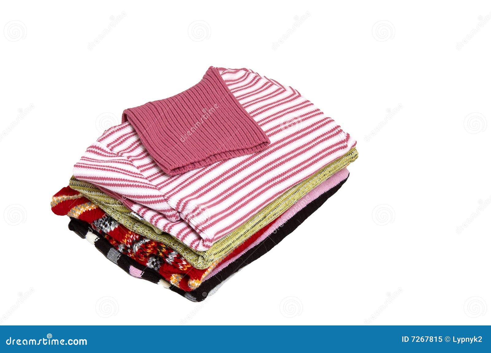 Stack of sweaters. stock image. Image of individual, wool - 7267815