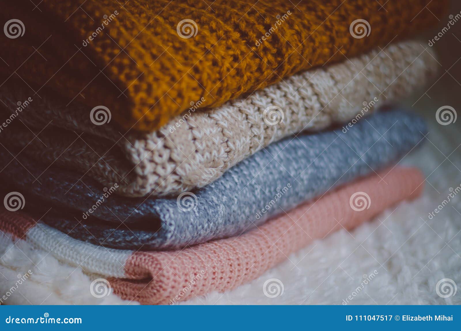 Stack of sweaters stock image. Image of wool, cold, autumn - 111047517