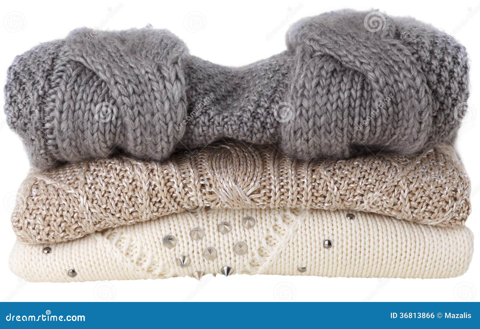 Stack of sweaters stock photo. Image of clothing, pile - 36813866