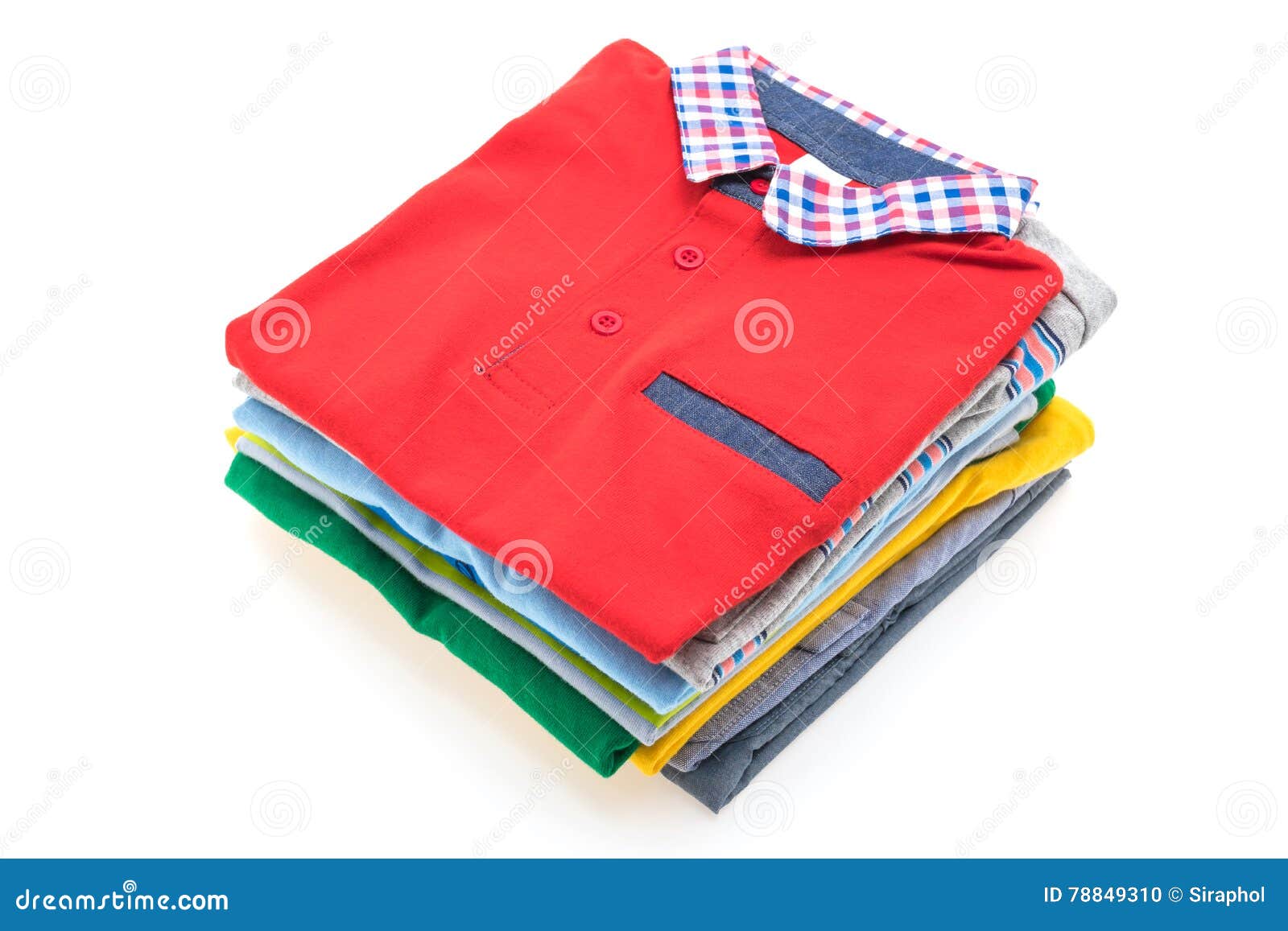 Stack Of Polo Shirts Royalty-Free Stock Image | CartoonDealer.com #19304956