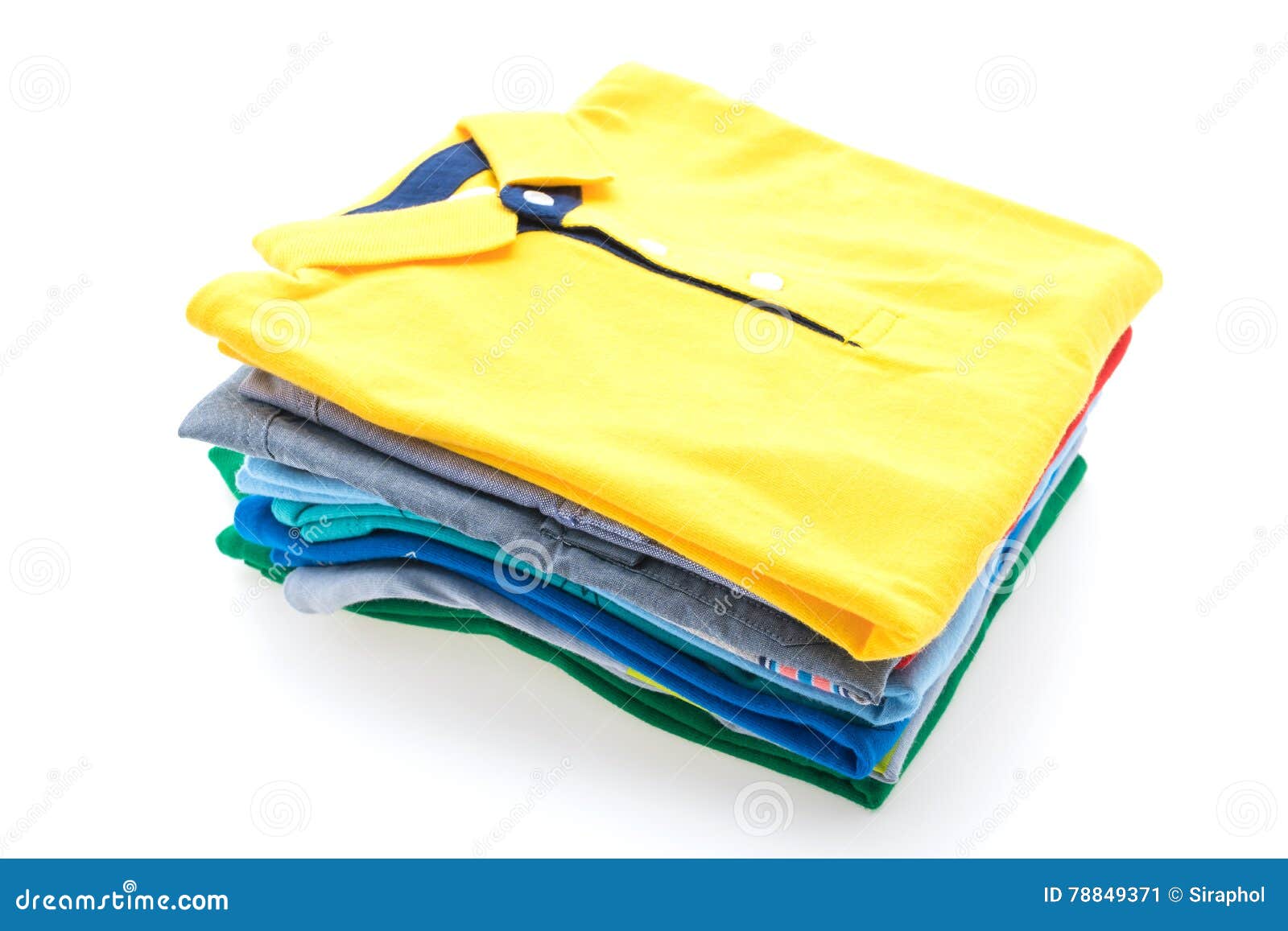 Stack Of Polo Shirts Royalty-Free Stock Image | CartoonDealer.com #19304956