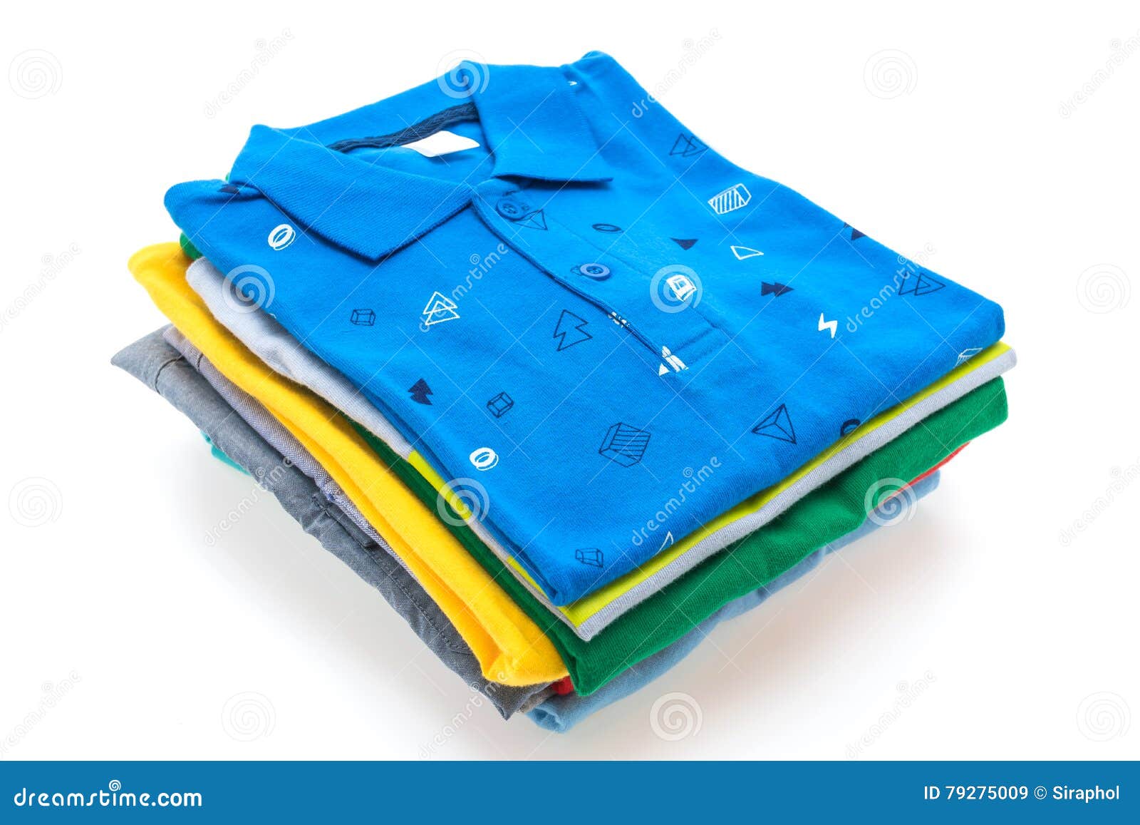 Stack Of Polo Shirts Royalty-Free Stock Image | CartoonDealer.com #19304956