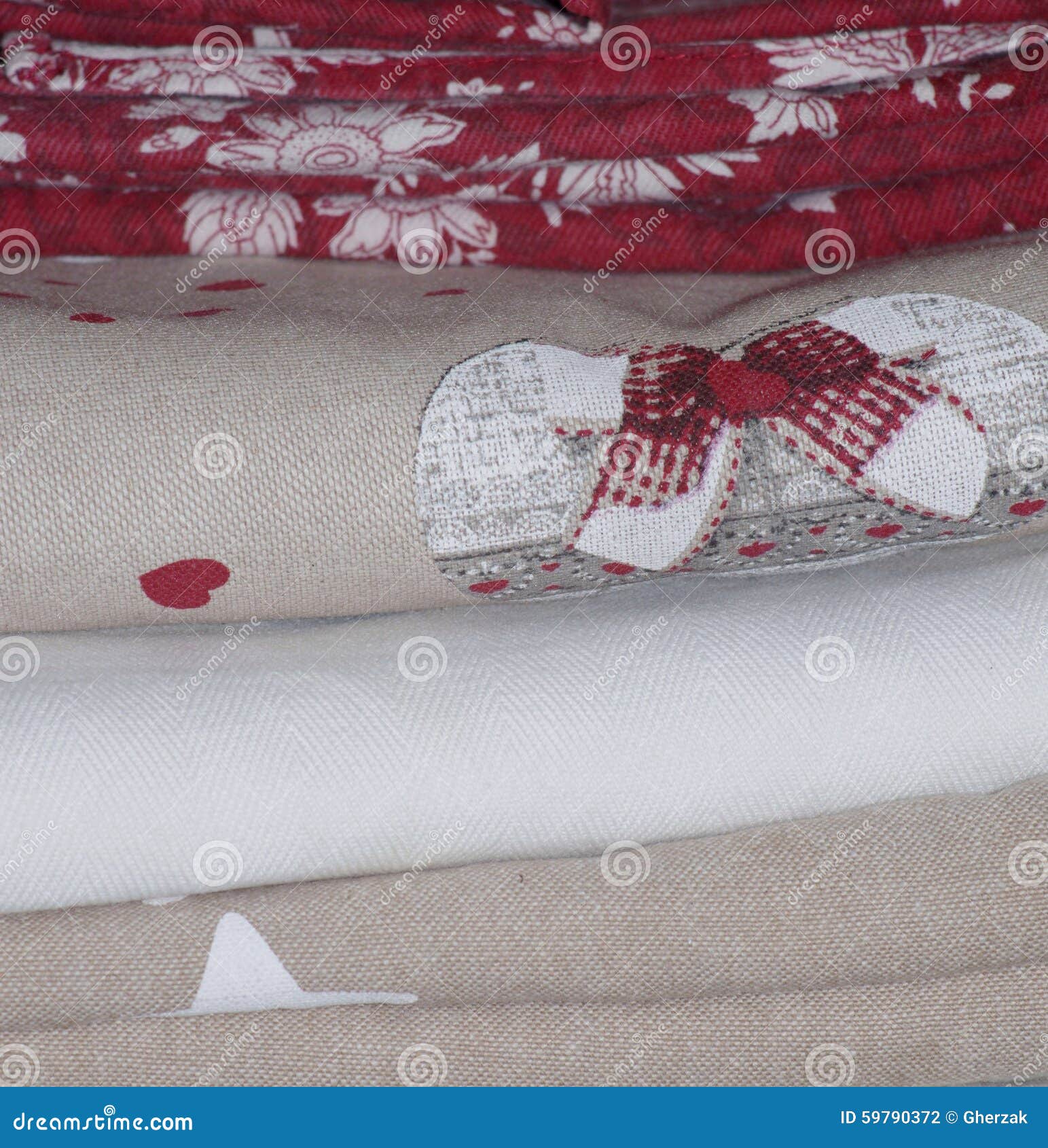 Stack of tablecloths stock photo. Image of folded, cloth - 59790372