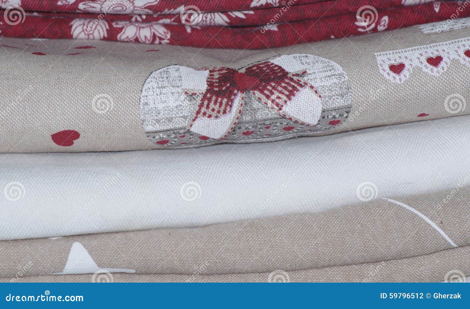 Stack of tablecloths stock photo. Image of backdrop, abstract - 59796512