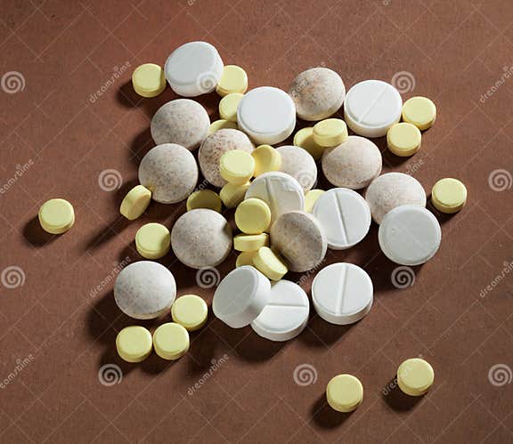 Stack of tablets stock image. Image of cure, medicament - 57576341