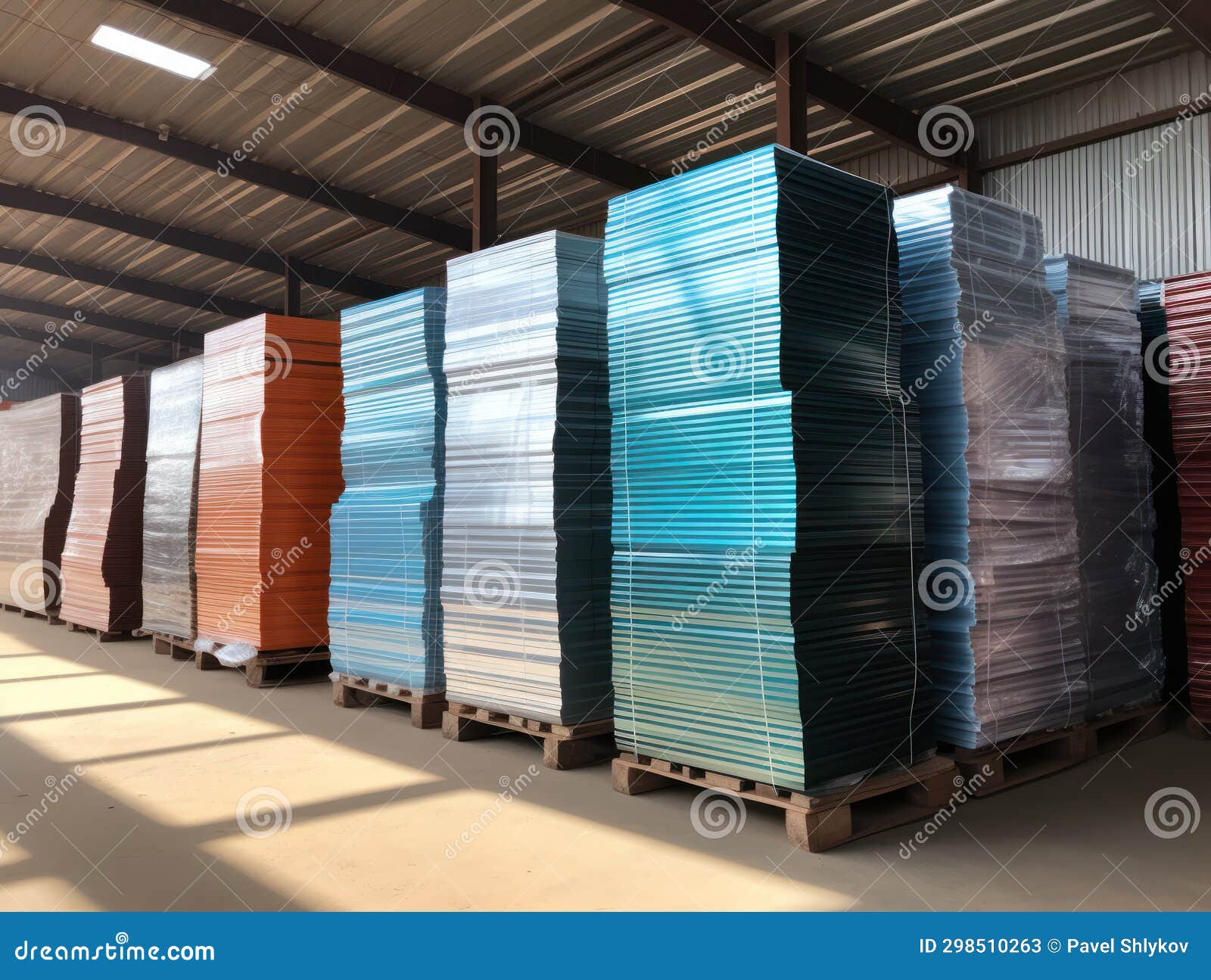 Raw Materials Storage Facility With Large Storage Tanks And Silos ...