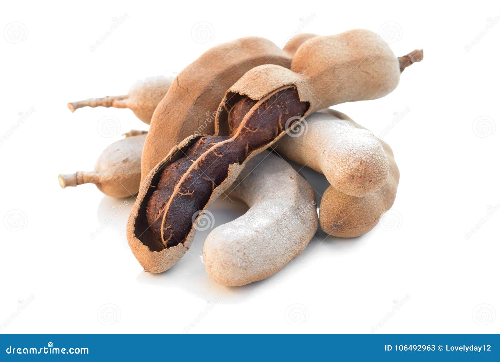 Tamarind, Sweet Tamarind, Brown Tamarind Isolated On White Background ...