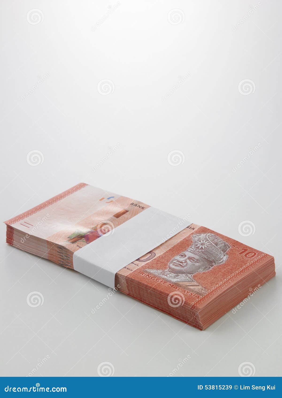 Stack of the Ten Dollar Note Stock Image - Image of fortune, loan: 53815239