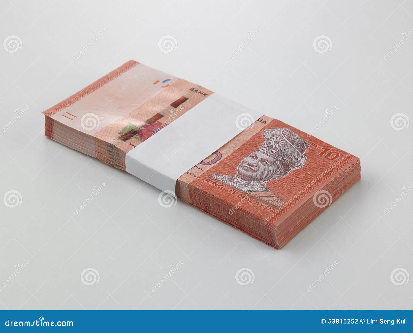Stack of the Ten Dollar Note Stock Photo - Image of loan, bill: 53815252