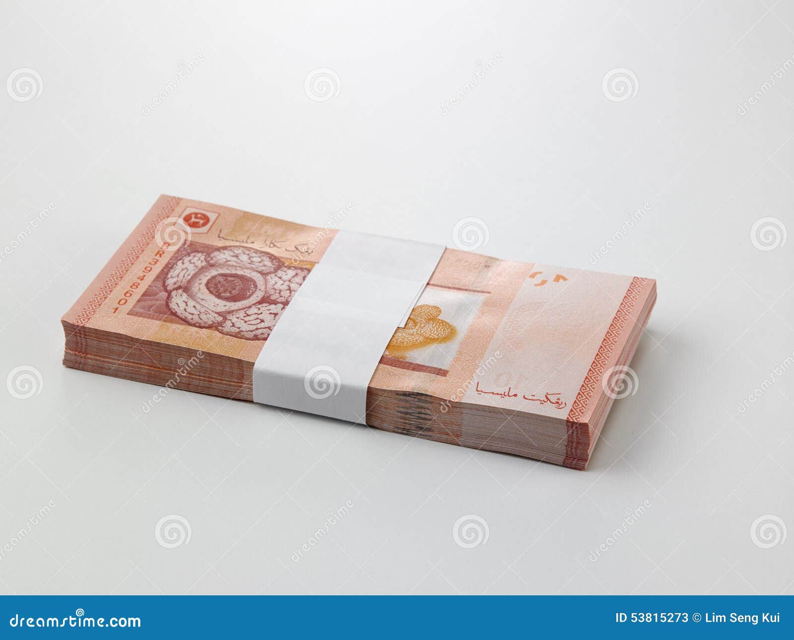 Stack of the Ten Dollar Note Stock Image - Image of number, market ...