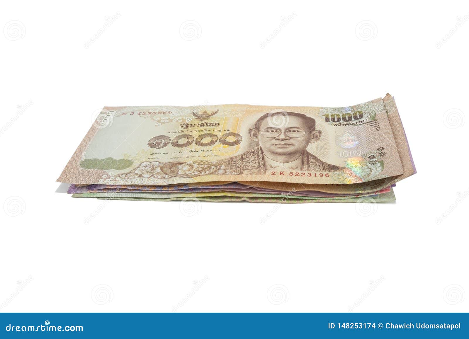 Stack of Thailand 1000 Baht Banknotes Stock Photo - Image of cash, 1000 ...