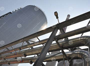 Stack in Thermal Power Plant (cooling Tower), Chimney Stack, Fumes ...