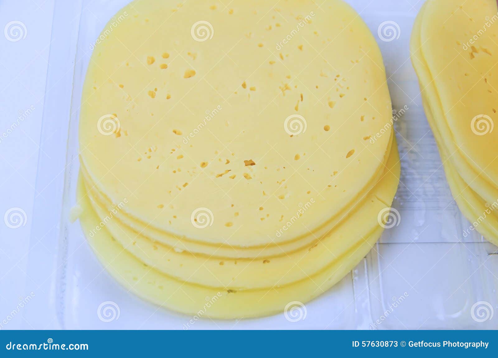 Stack of Thin Cheese Pieces Stock Image - Image of group, close: 57630873