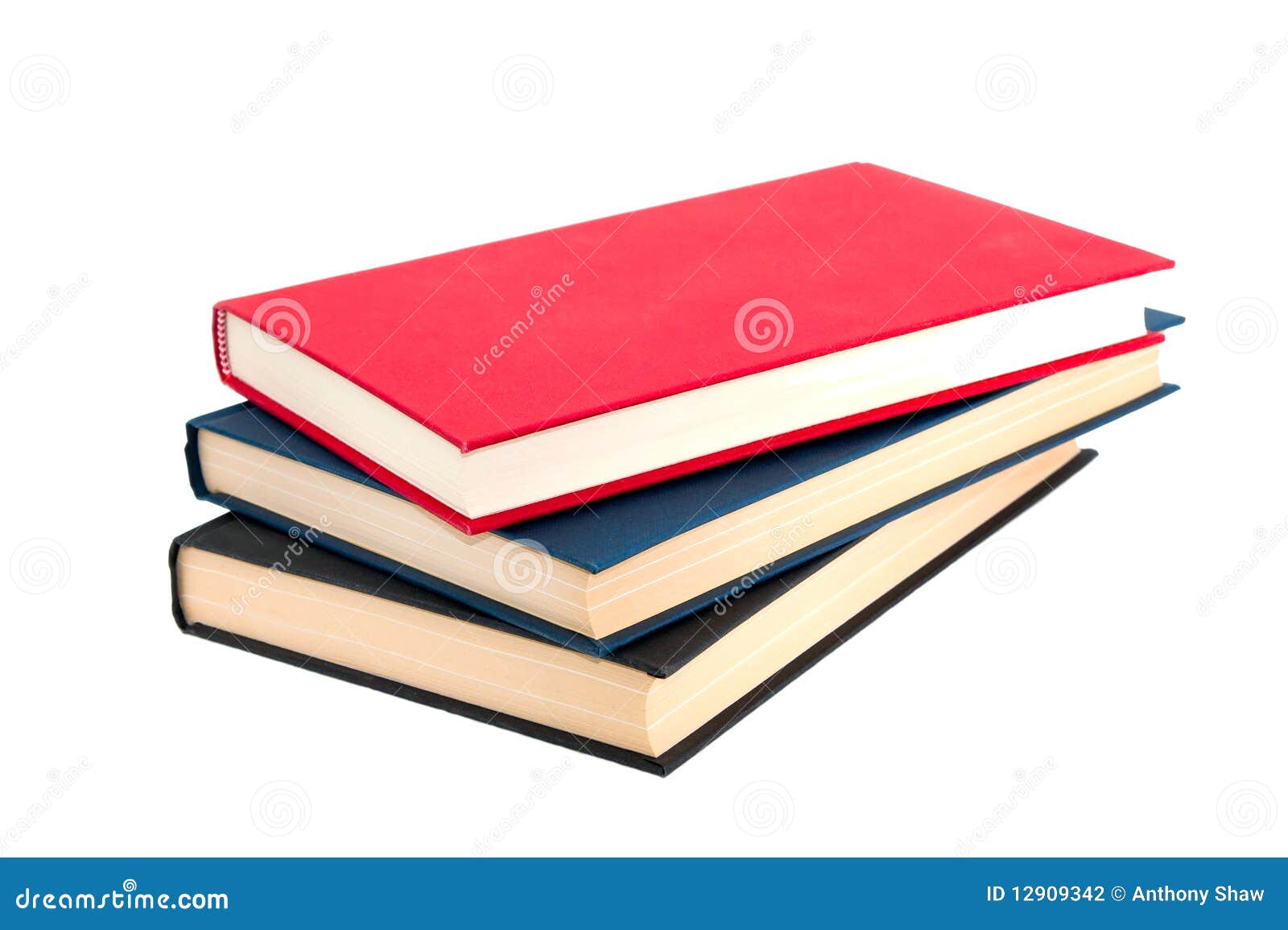 Stack of three books stock photo. Image of books, navy - 12909342