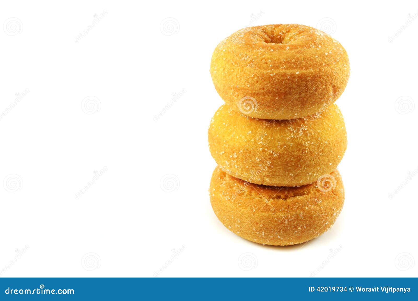 Stack of three donut stock photo. Image of health, food - 42019734