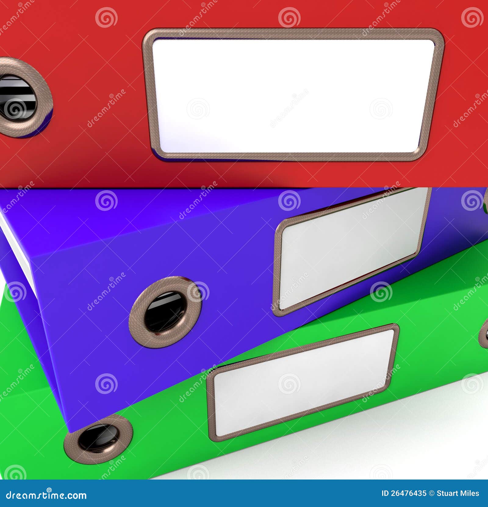 Stack of Three Files stock illustration. Illustration of stack - 26476435