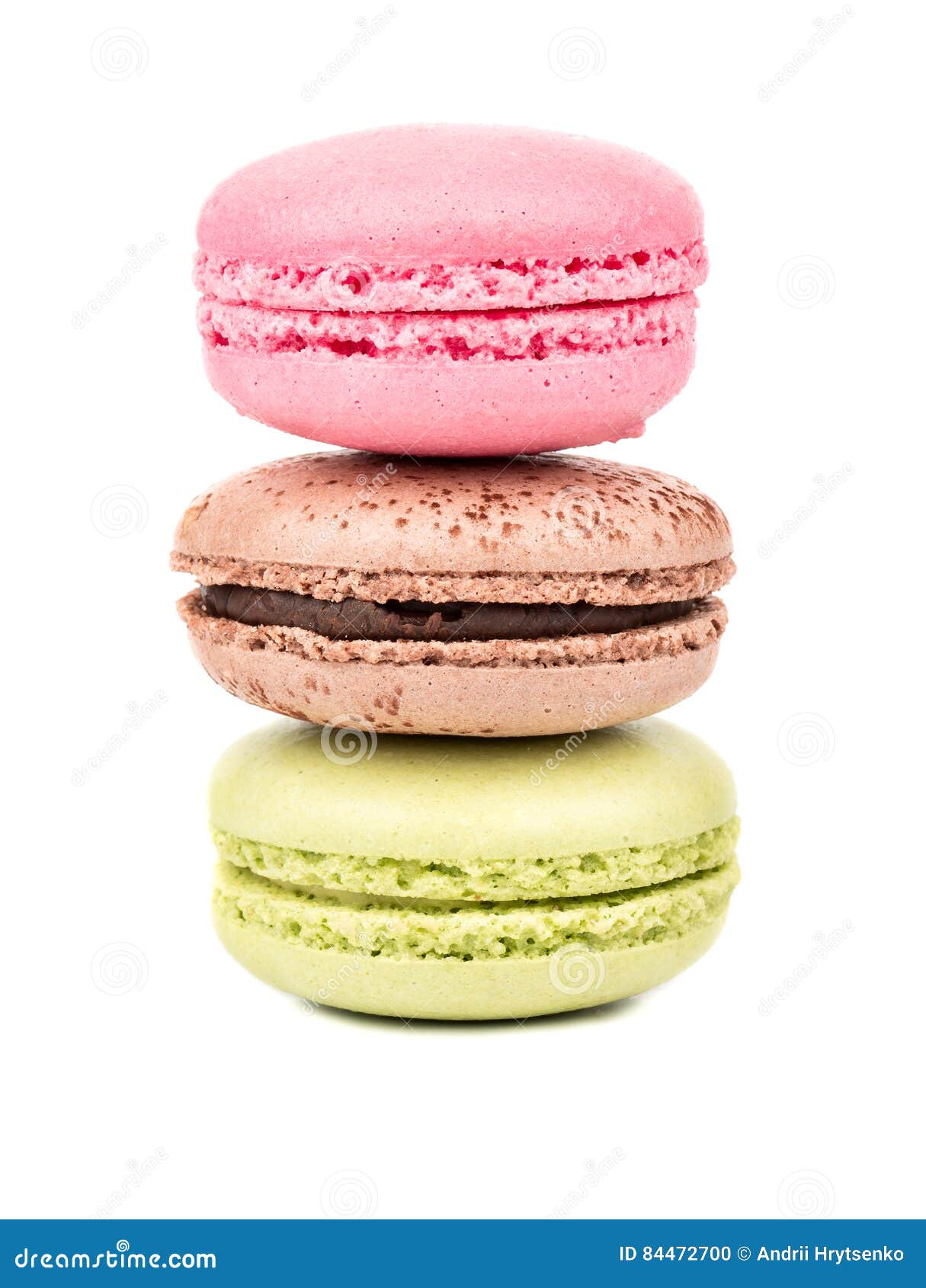Stack of three macaroon stock photo. Image of france - 84472700