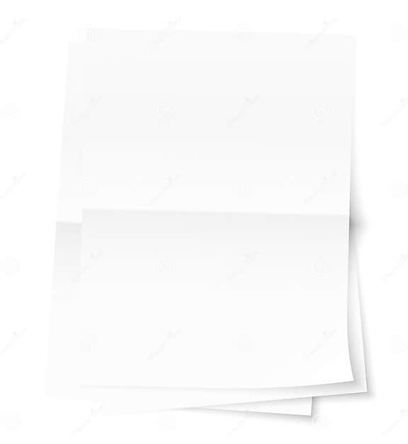 A Stack of Three Sheets of Paper Stacked on Top of Each Other. Fold in ...