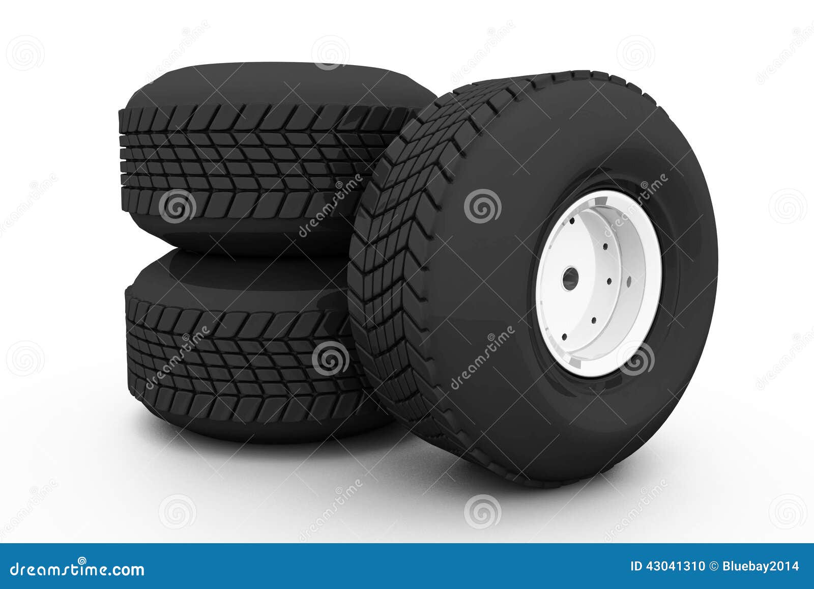 Stack of three wheel stock illustration. Illustration of transportation ...
