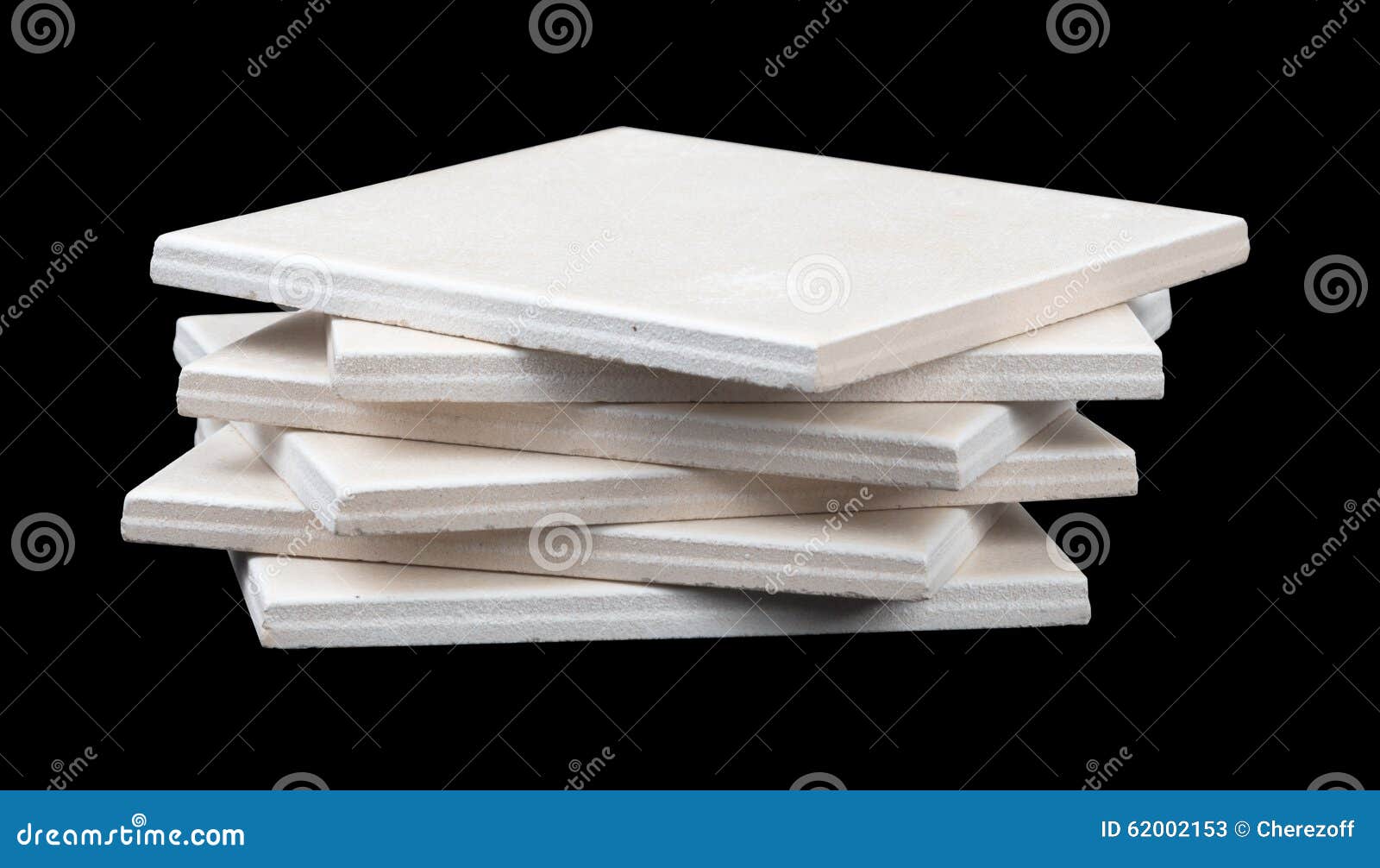 Stack of tiles, front view stock image. Image of tiled - 62002153