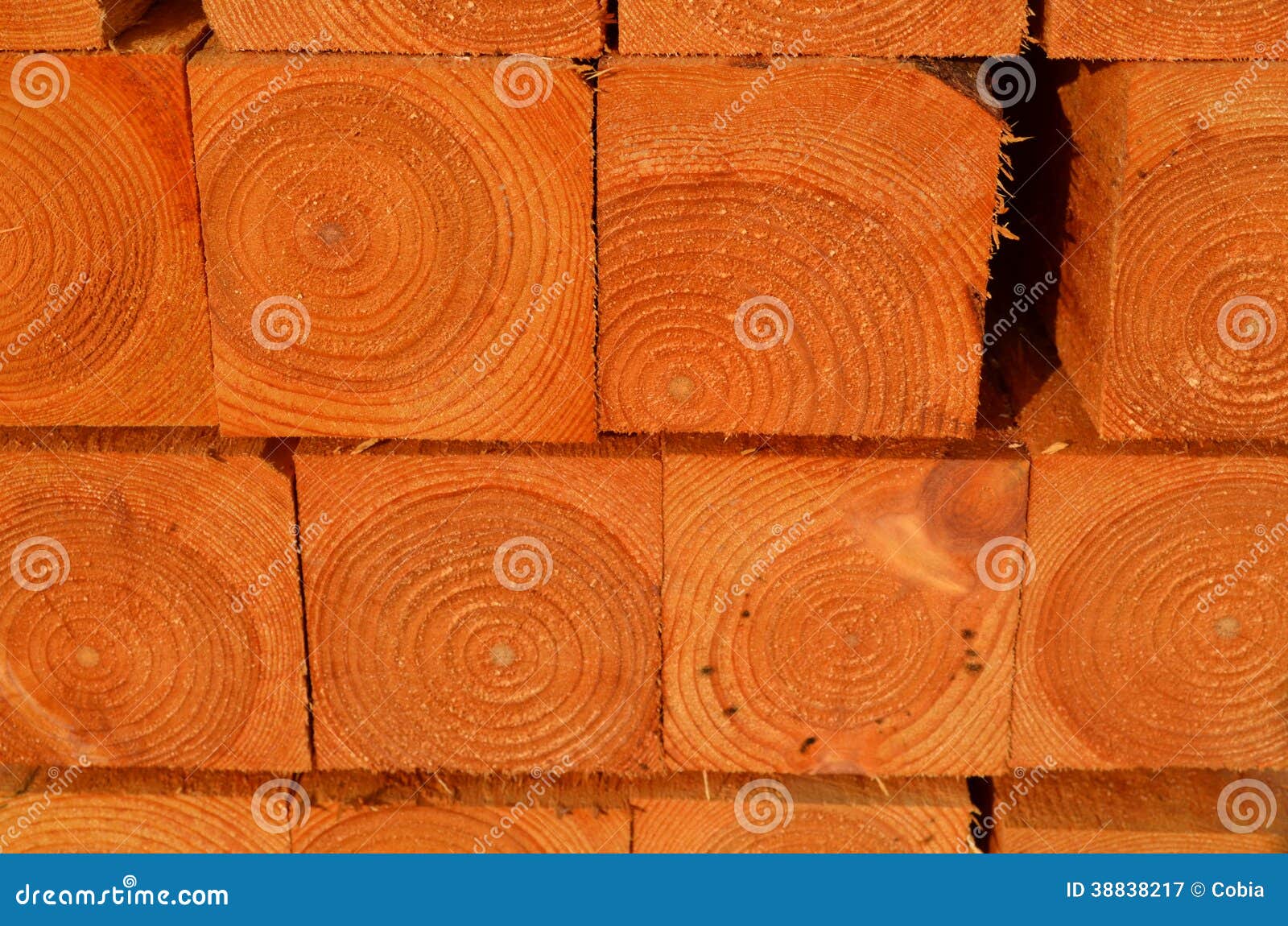 Stack of timber piles stock image. Image of piles, construction - 38838217