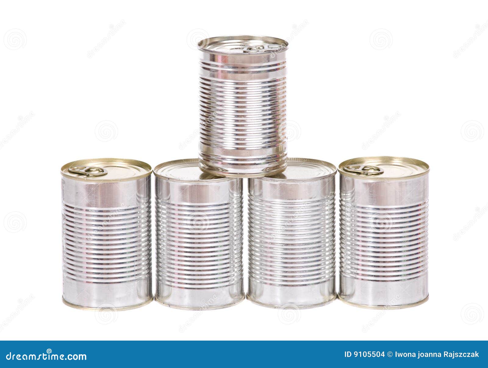 Stack of tins stock photo. Image of pack, meal, product - 9105504