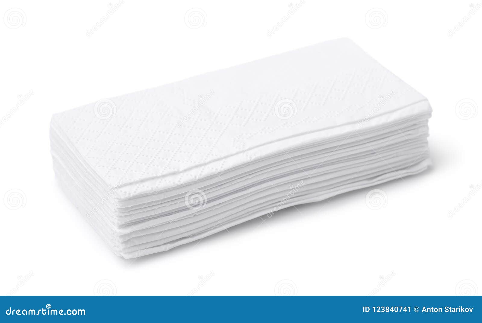 Stack of tissue paper stock image. Image of disposable - 123840741
