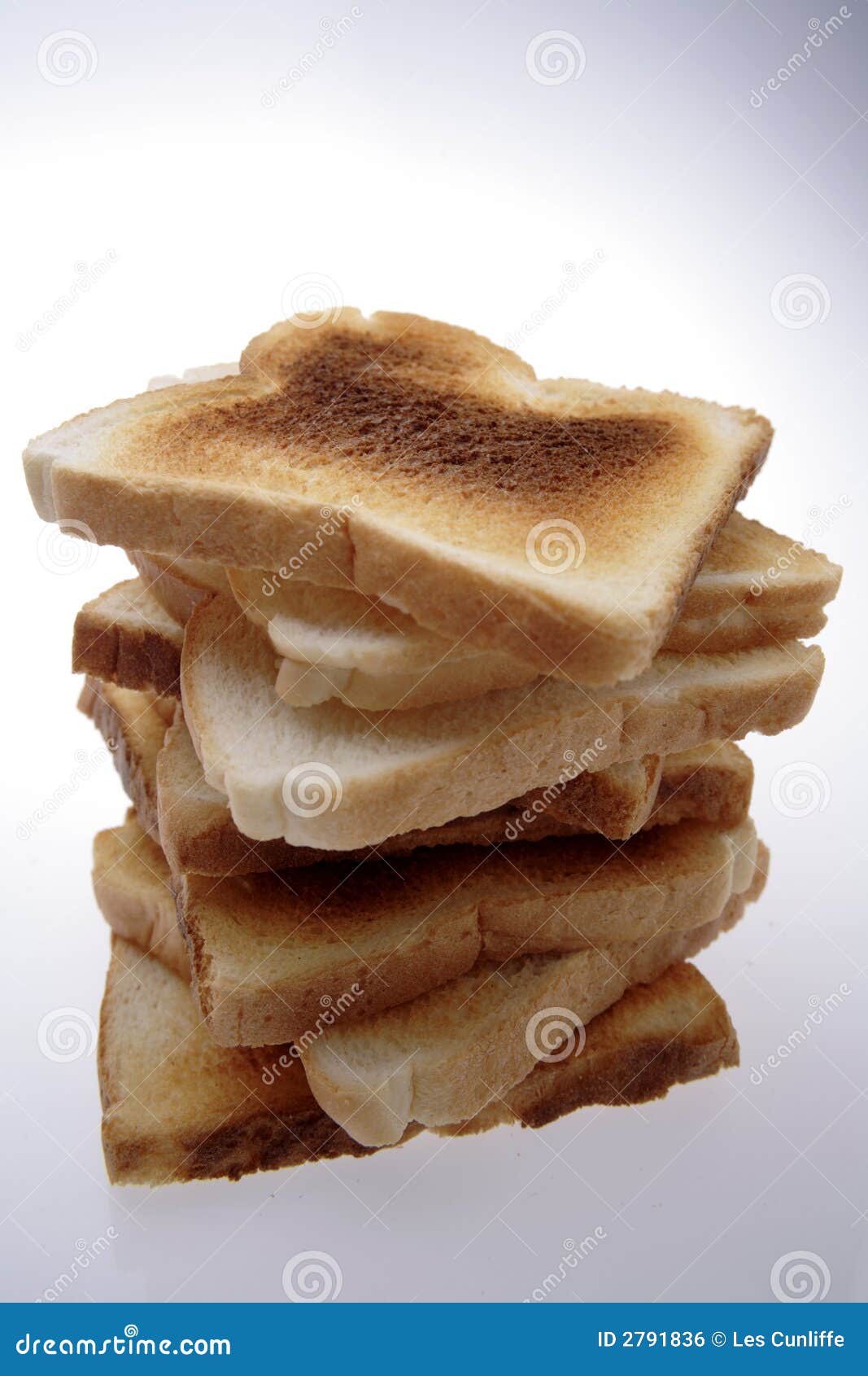 Stack of toast stock photo. Image of isolated, toasted - 2791836