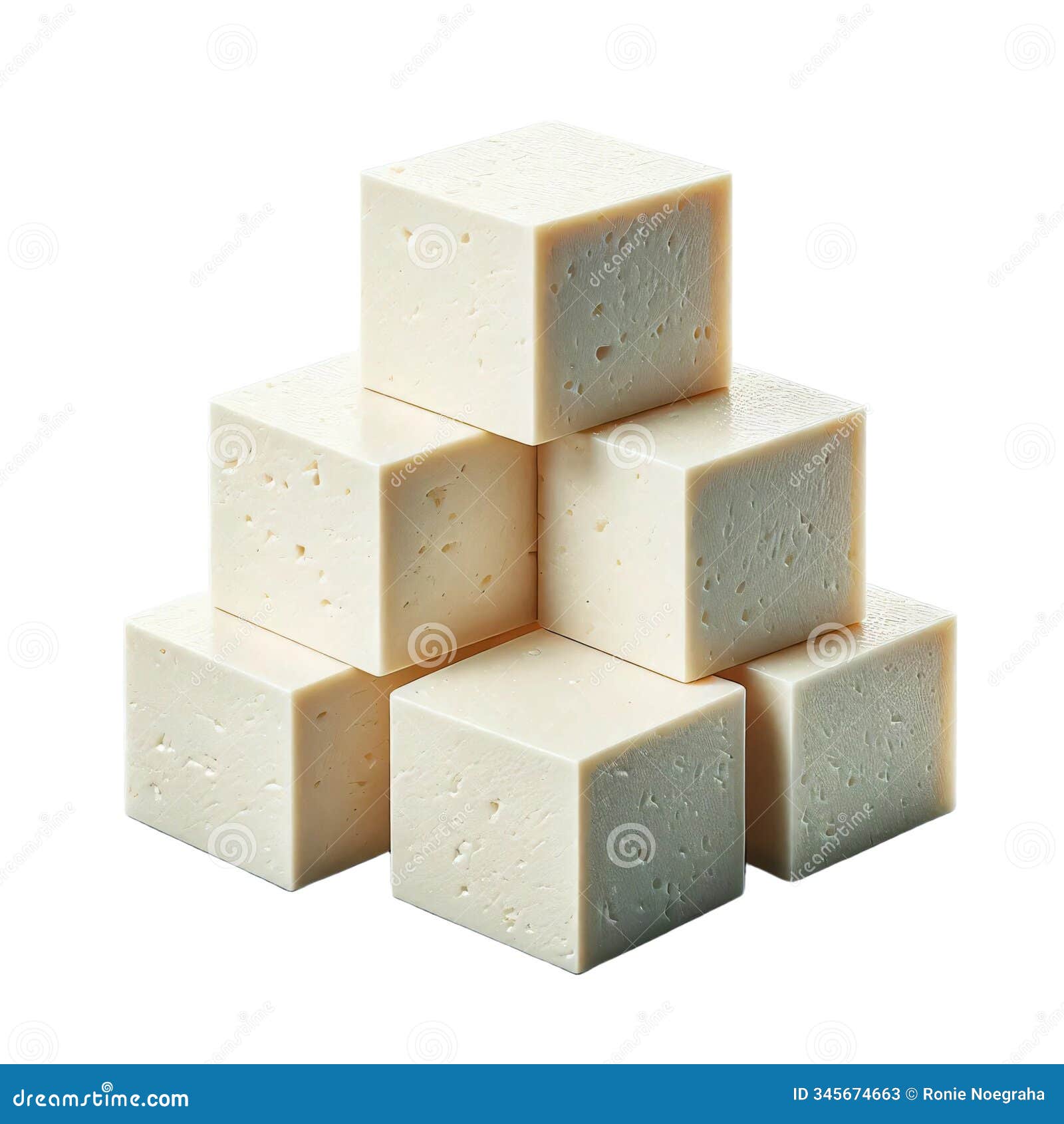 Stack of Tofu Cubes Isolated on Transparent Background Stock ...