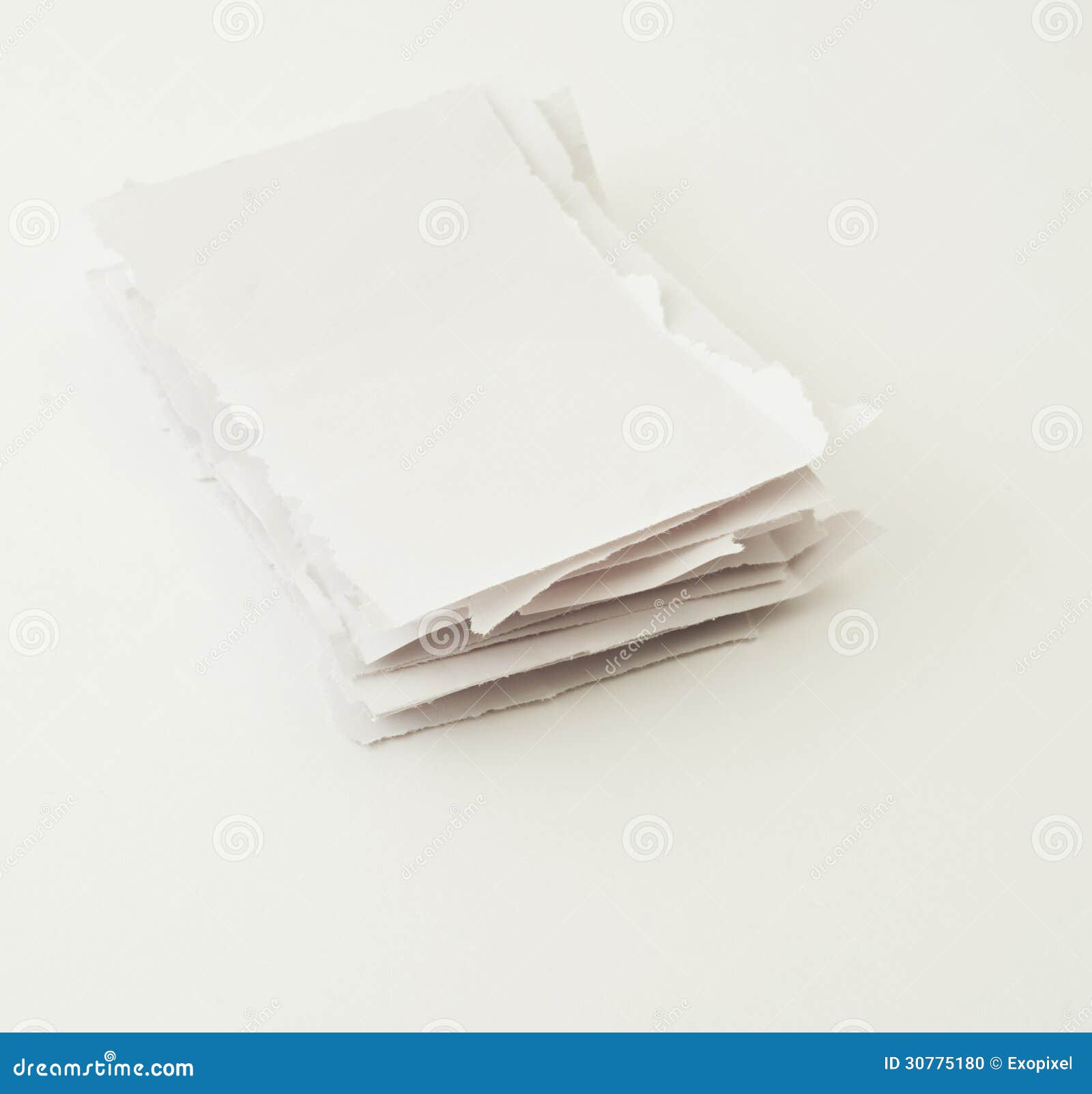 Stack Of Torn Paper Royalty-Free Stock Photo | CartoonDealer.com #31479615