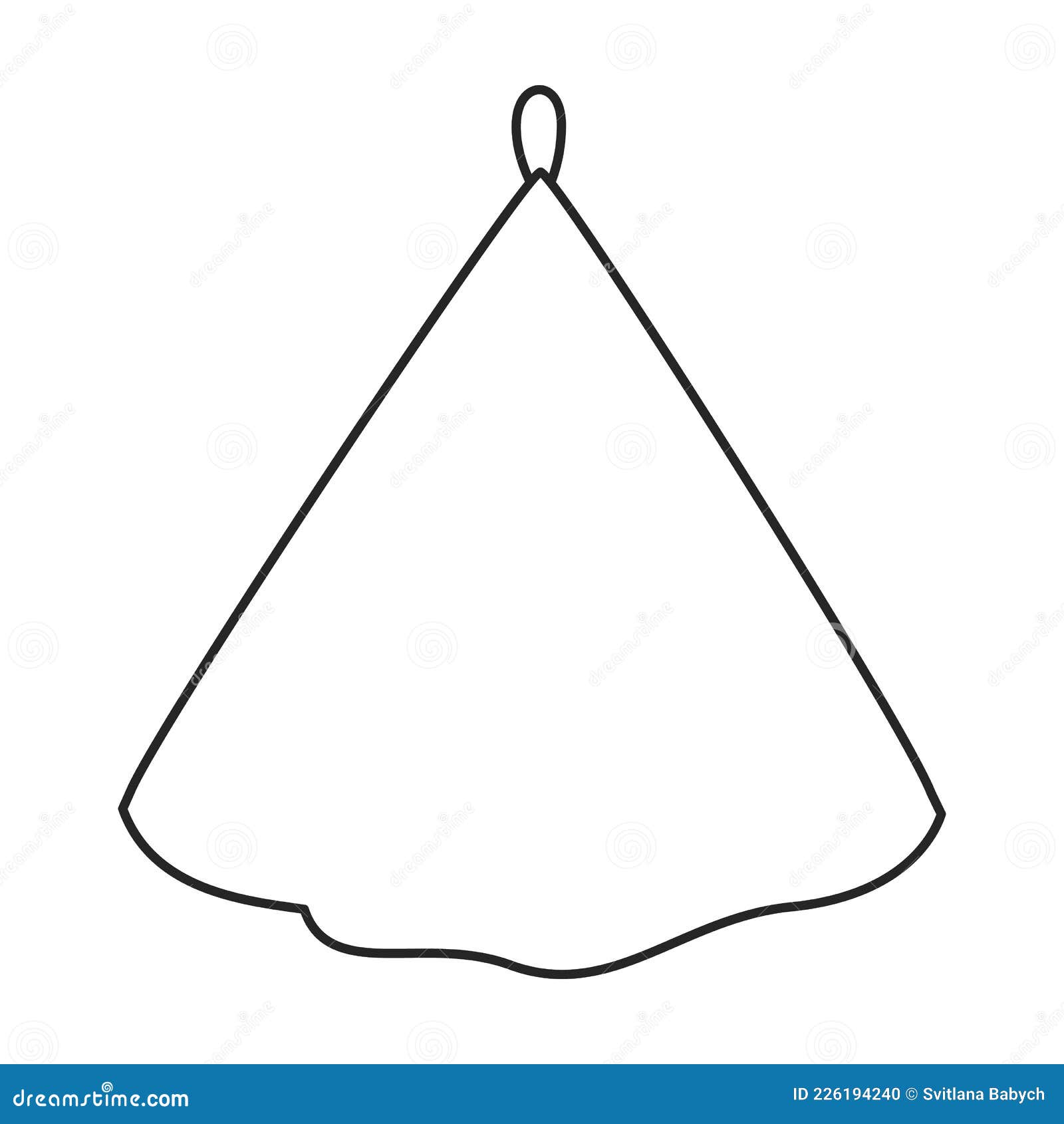 Stack Towel Vector Icon.Outline Vector Icon Isolated on White ...