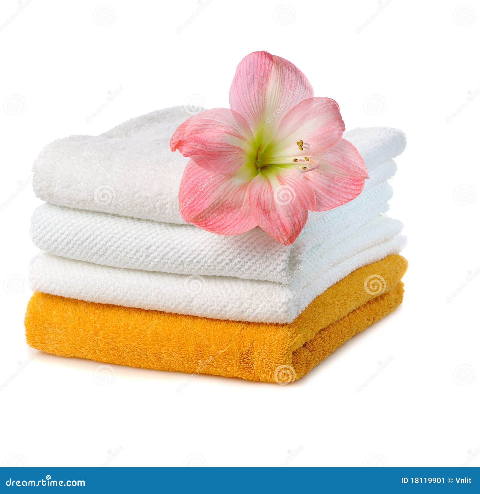 Stack of towels stock image. Image of cleanse, objects - 18119901