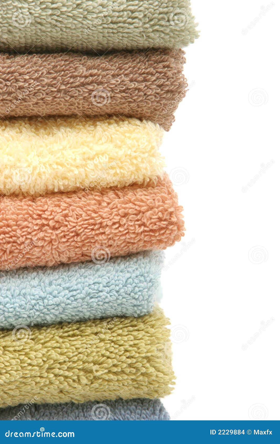 Stack of towels stock photo. Image of decor, skin, luxurious - 2229884