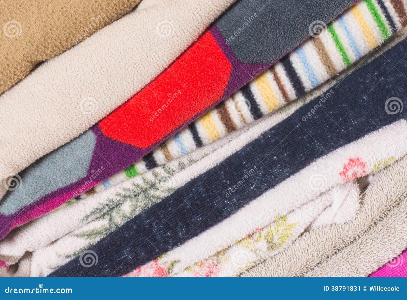 Stack of towels stock image. Image of fluffy, fabric - 38791831