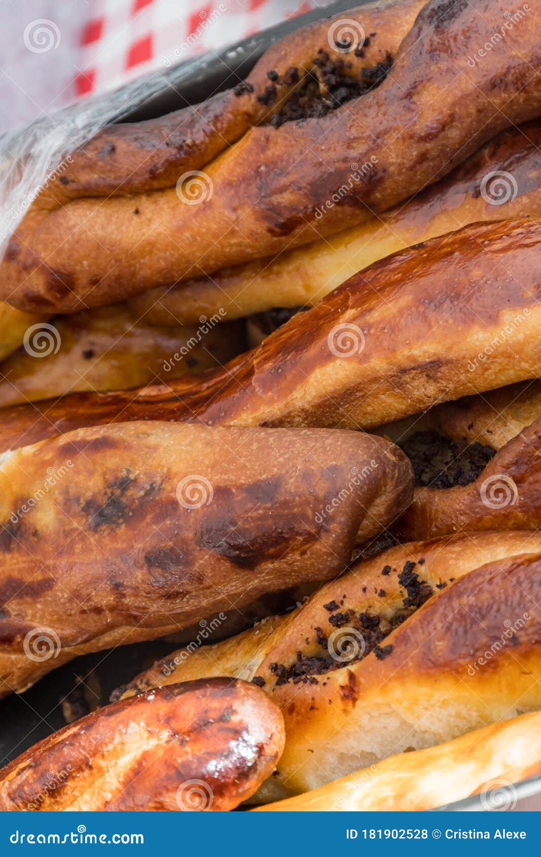 A Stack of Traditional Beef Turkish Pide Pizza, Prepared with Meat and ...