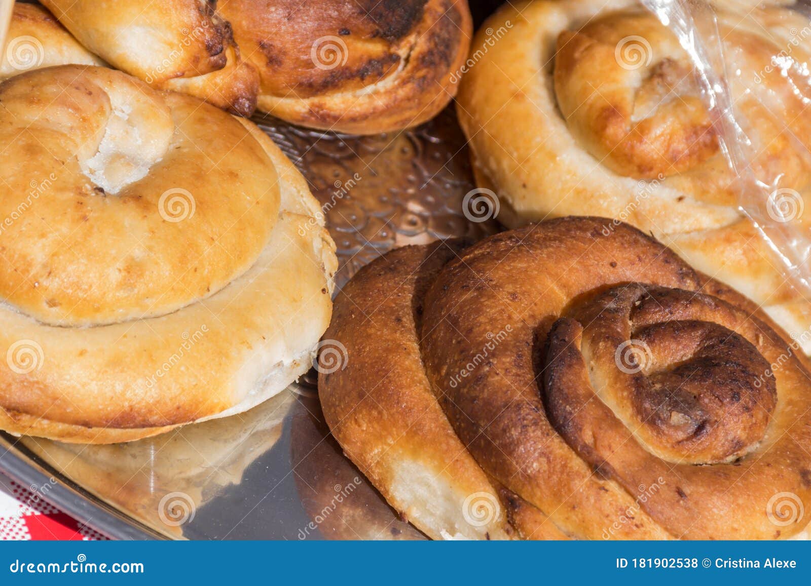 A Stack of Traditional Beef Turkish Pide Pizza, Prepared with Meat and ...