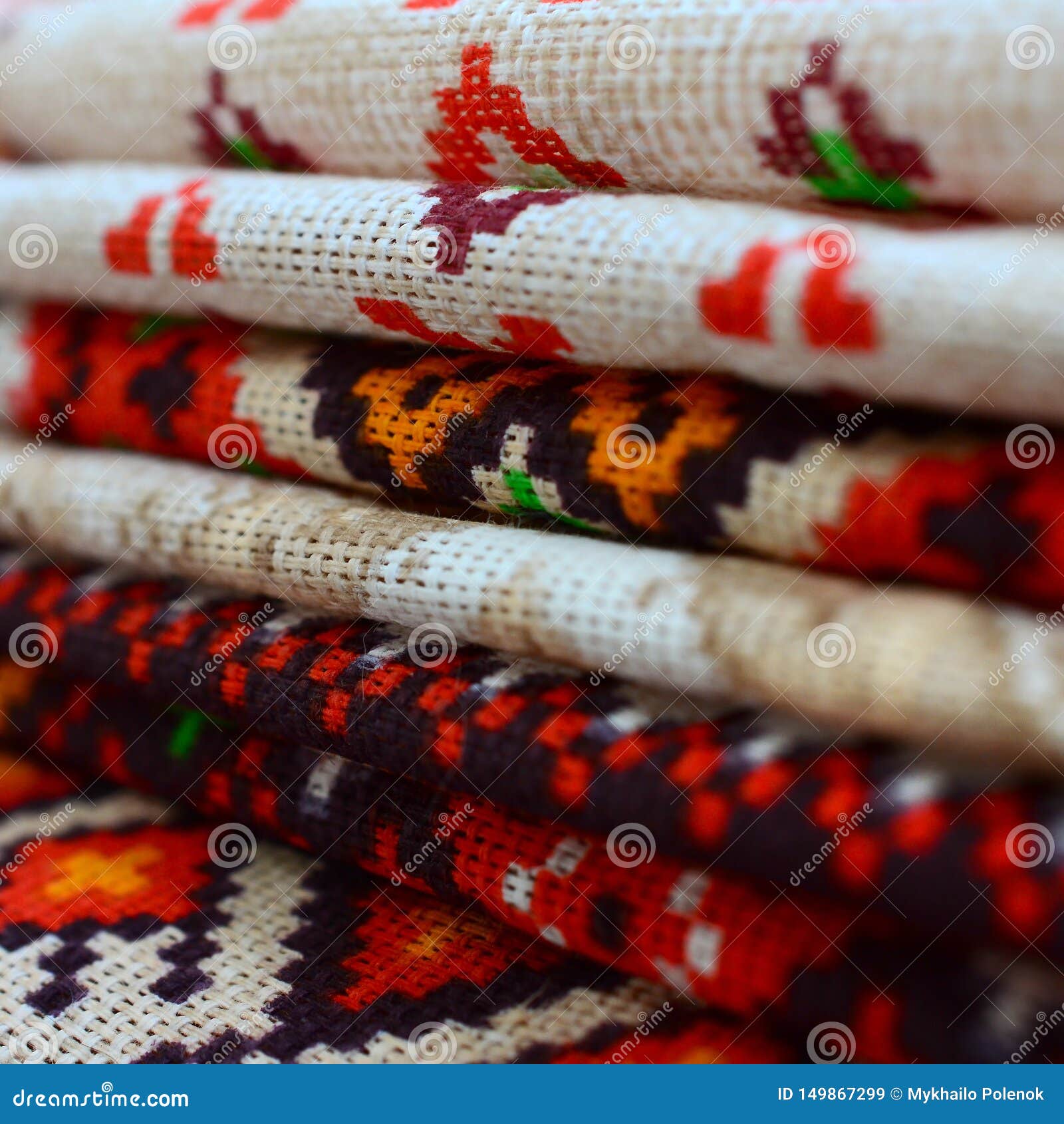Stack of Traditional Ukrainian Folk Art Knitted Embroidery Patterns on ...