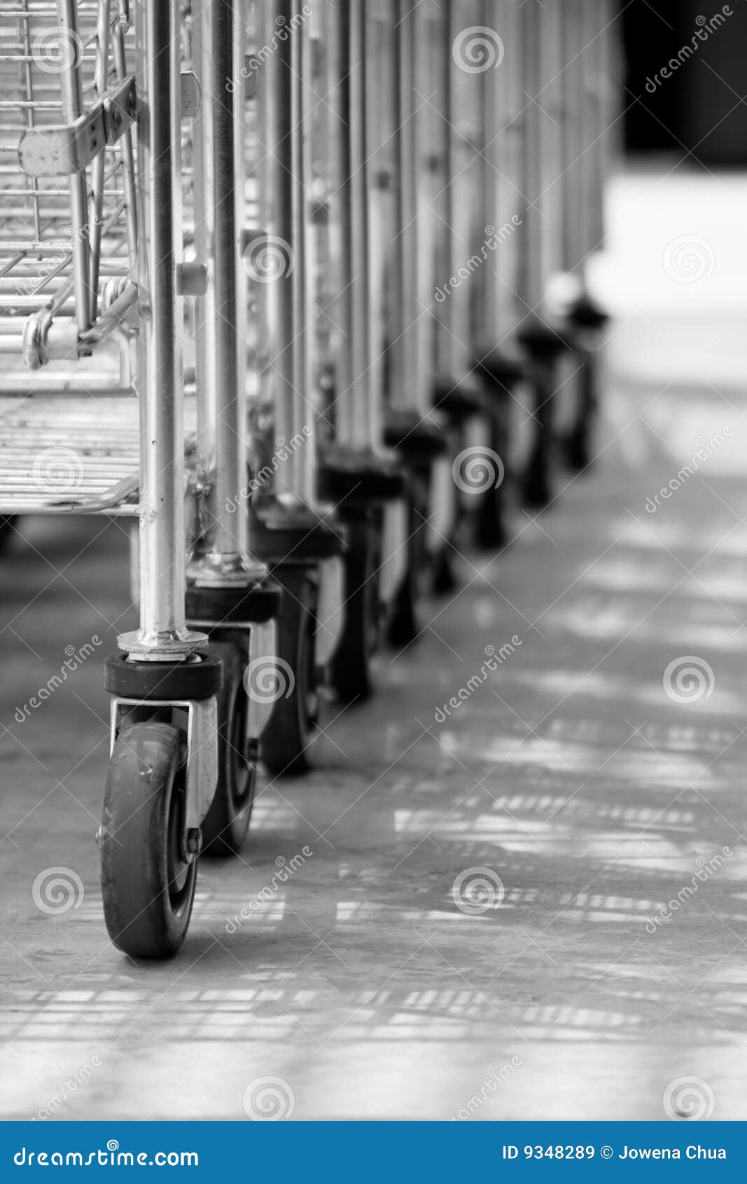 Stack of Trolley stock image. Image of wagon, trolley - 9348289