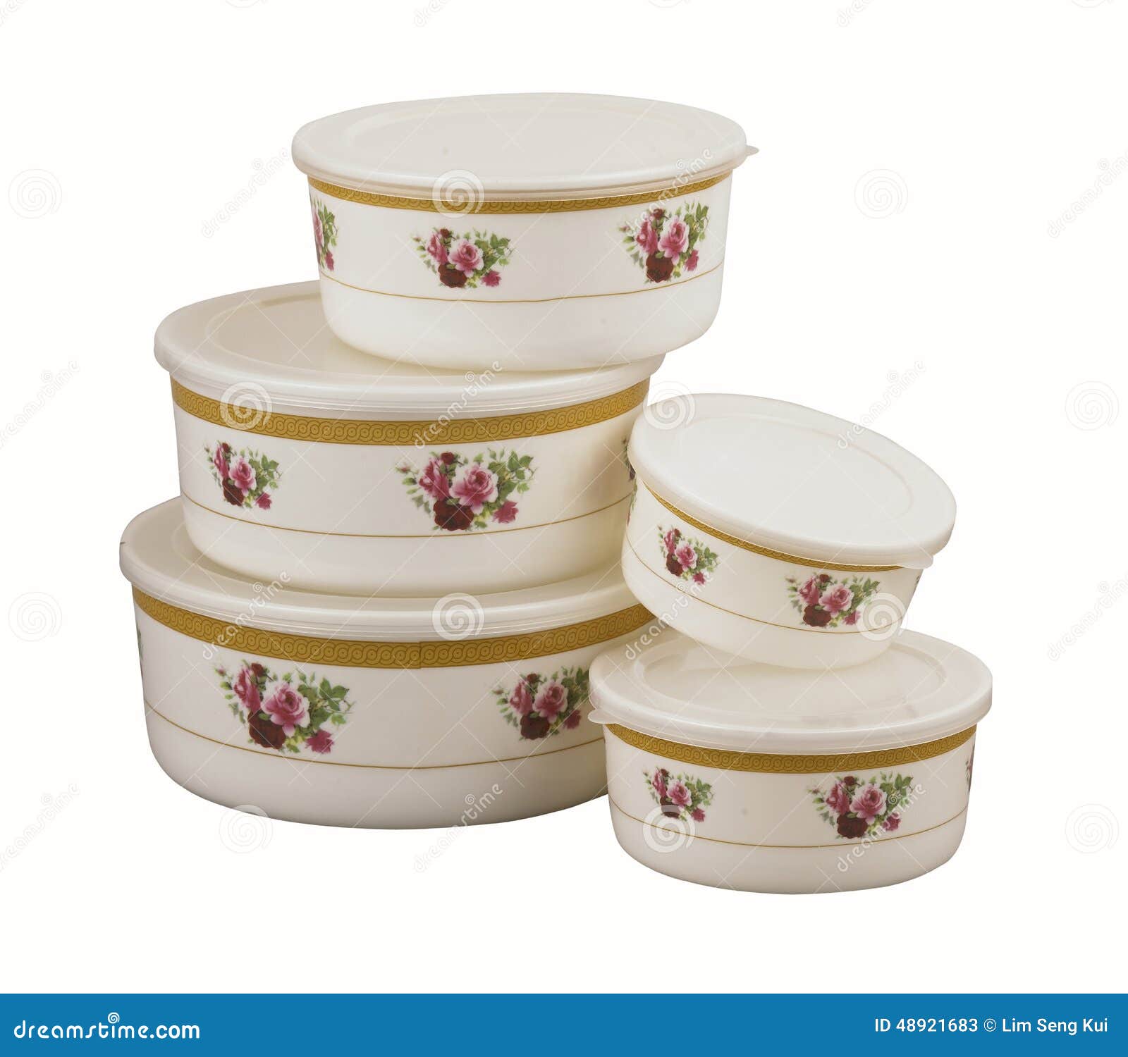 Stack of the tupperware stock image. Image of recycling - 48921683